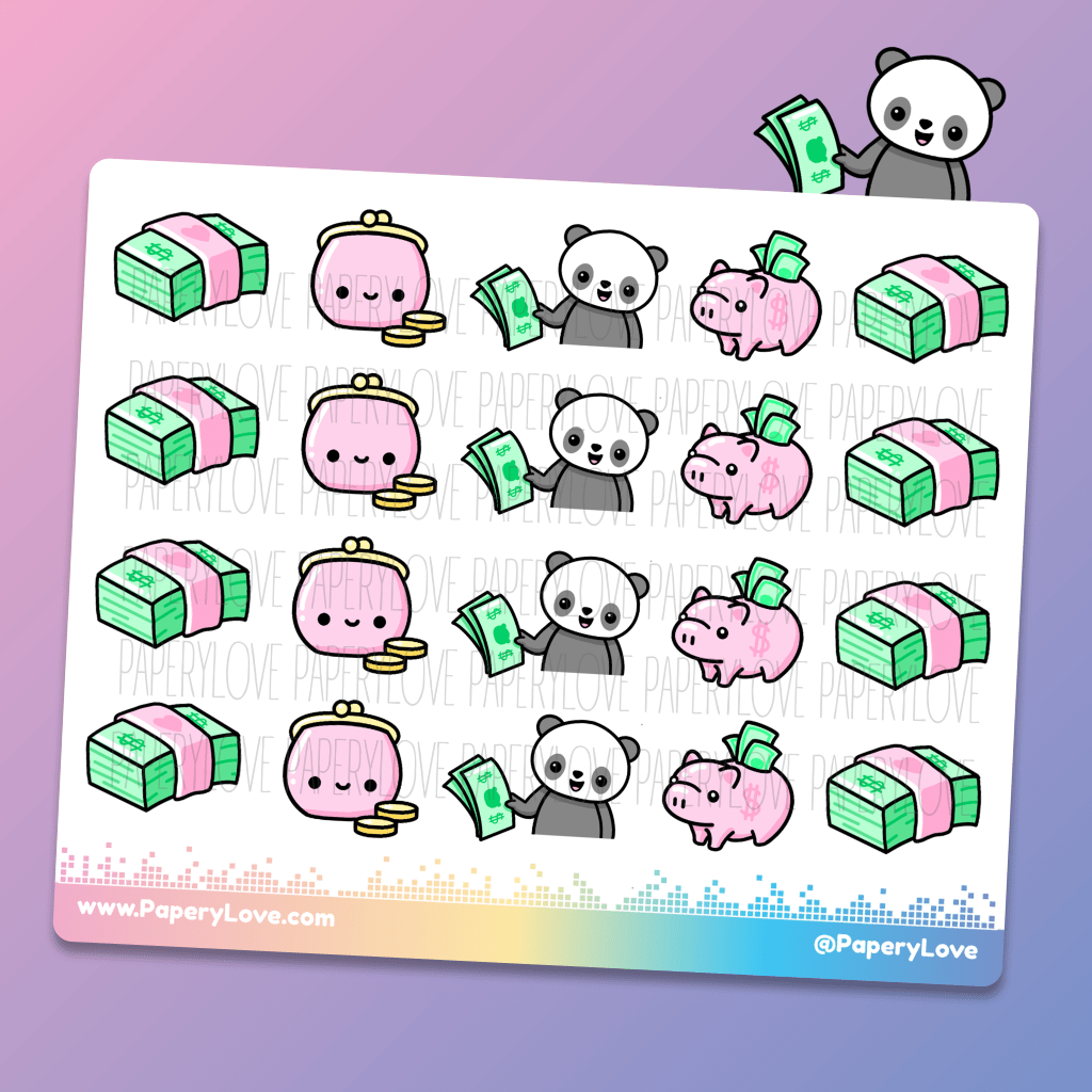 Planner Stickers | Money - PaperyLove