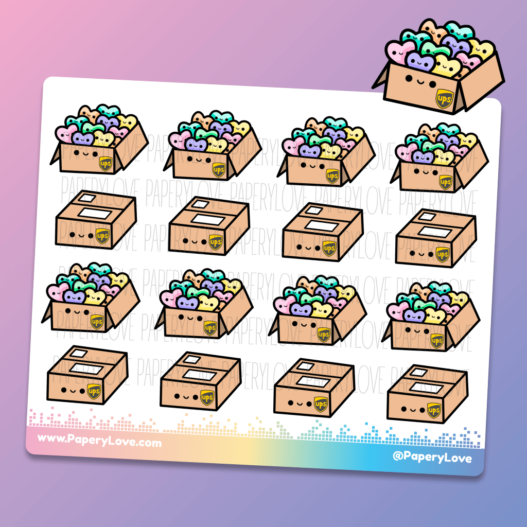 Planner Stickers | UPS Package - PaperyLove