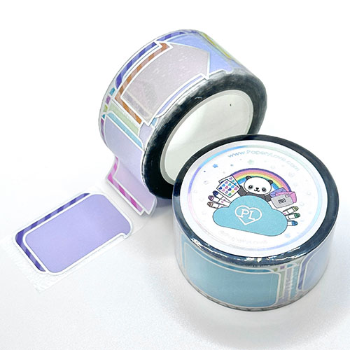 Matte Washi Tape | Layered Shapes 24mm - PaperyLove